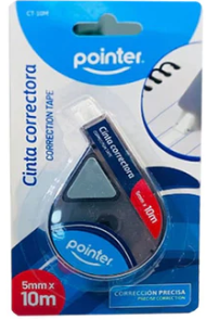 CINTA CORRECTORA 5MM X 10 MTS - POINTER – DetalShop