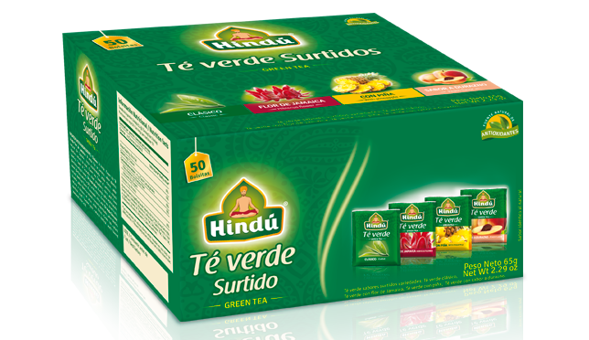 TE HINDU VERDE SURTIDO CAJA X 50 SOBRES – DetalShop